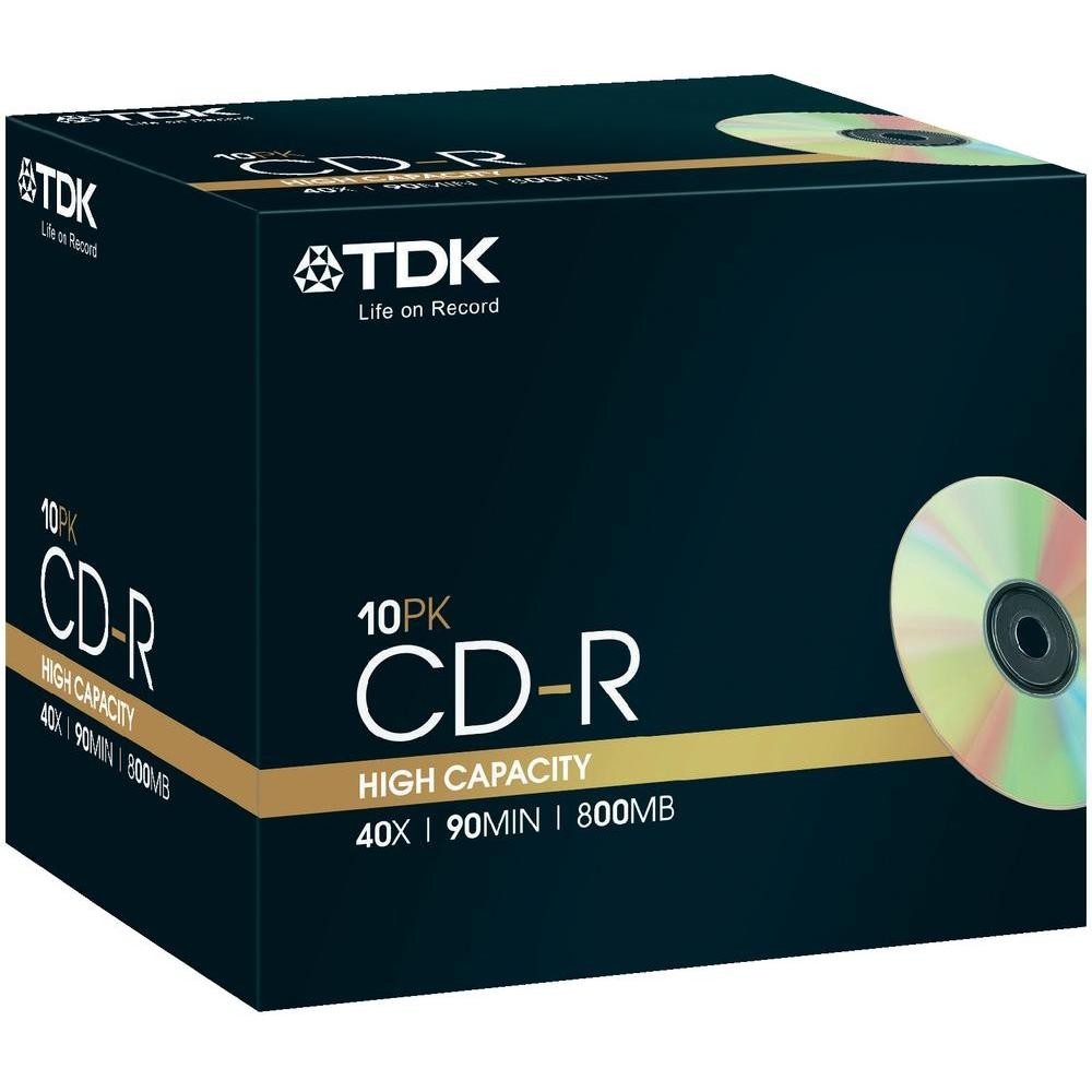 Köp TDK TDK CD-R 90min 800MB 10-pack - Larsbengtsson.se